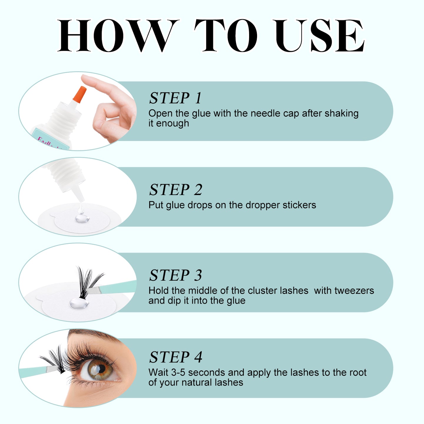 Cluster Lashes Map Guide For Beginners – Fadlash Beauty